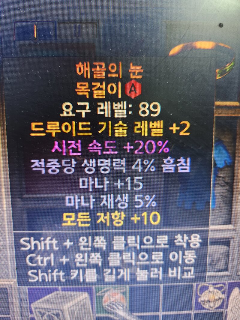 드루목걸이 얼마에 팔면 좋을까요 디아블로2 자유 게시판 디아블로2 인벤