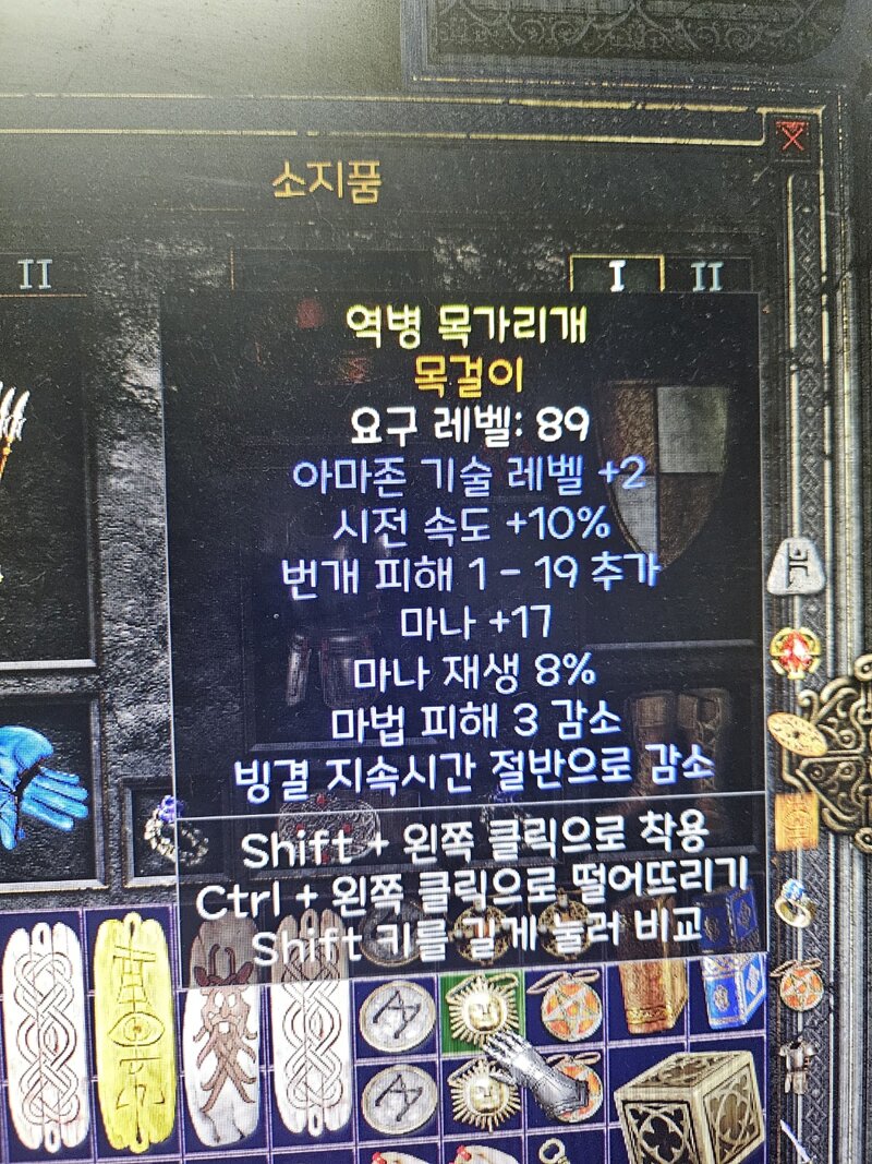 아마 아뮬인데 괜찮은가요 디아블로2 득템and자랑 게시판 디아블로2 인벤