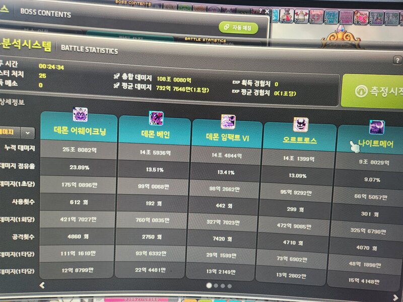 메이플스토리 인벤 투력 6300만인데 카엔슬 딜이 부족해요 정상인가요 메이플스토리 인벤 전사 직업게시판