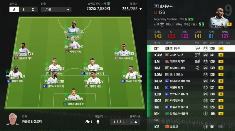 Fc 온라인 인벤 드디어 레알 주전몰빵 스쿼드 완성 Fc 온라인 인벤 자유게시판