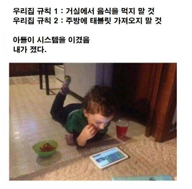 규칙을 잘 지키는 아들 오픈이슈갤러리 인벤